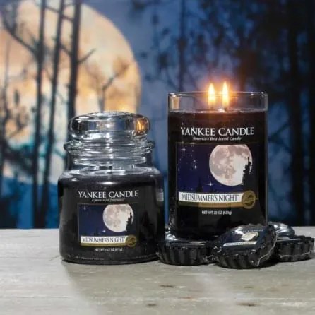 Yankee Candle - vonná svíčka Midsummers Night (Letní noc) 411g