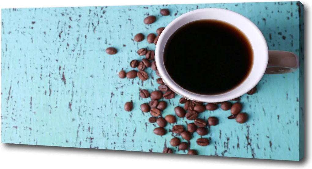 Foto obraz na plátně do obýváku Černá káva