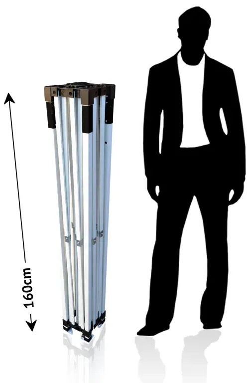 Nůžkový párty stan RedX® HOBBY 2x2 m (Kvalitní nůžkový stan 2x2 m - dostupný ve 4 barvách a možností vlastního potisku)