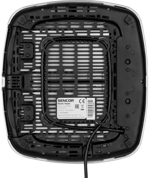 Sencor - Topinkovač se čtyřmi otvory 1600W/230V matný chrom