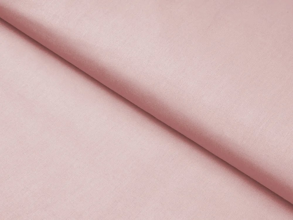 Biante Bavlněný povlak na polštář s lemem Torino TON-005 Světle růžový 45 x 45 cm