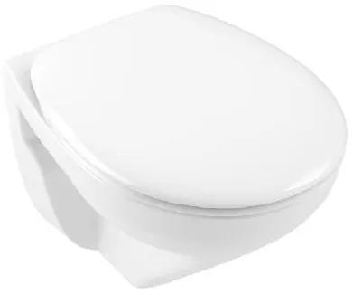 Villeroy & Boch O.novo - Závěsné WC se sedátkem SoftClosing, DirectFlush, alpská bílá 7667HR01