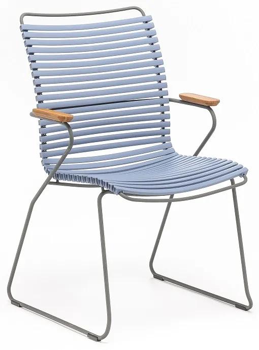 Houe Denmark - Židle CLICK s područkami vyšší, modrá