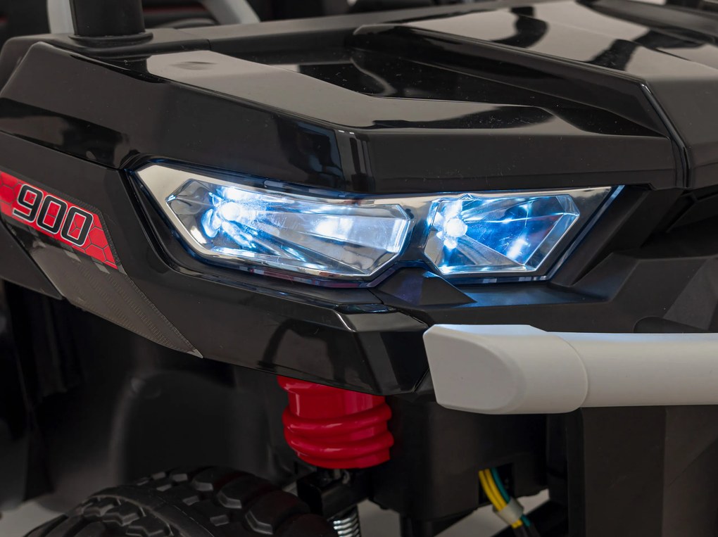 Ramiz Dětské auto Pick-Up Speed 900 černé + pohon 4x4 + pohyblivá korba