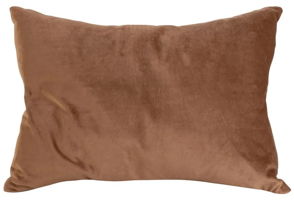 Koňakově hnědý polštář PT Living Leather Look, 50 x 30 cm