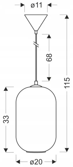 Lustr na lanku CRESTO 1xE27/40W/230V bílá
