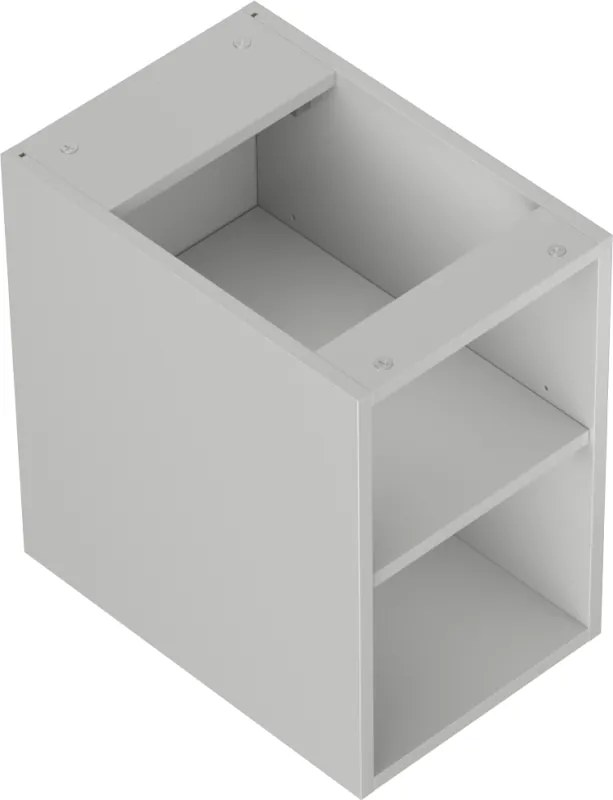 Mexen Box-A, otevřená skříňka s policí 30 cm, šedá matná, 91AX2-0300-470-0-62