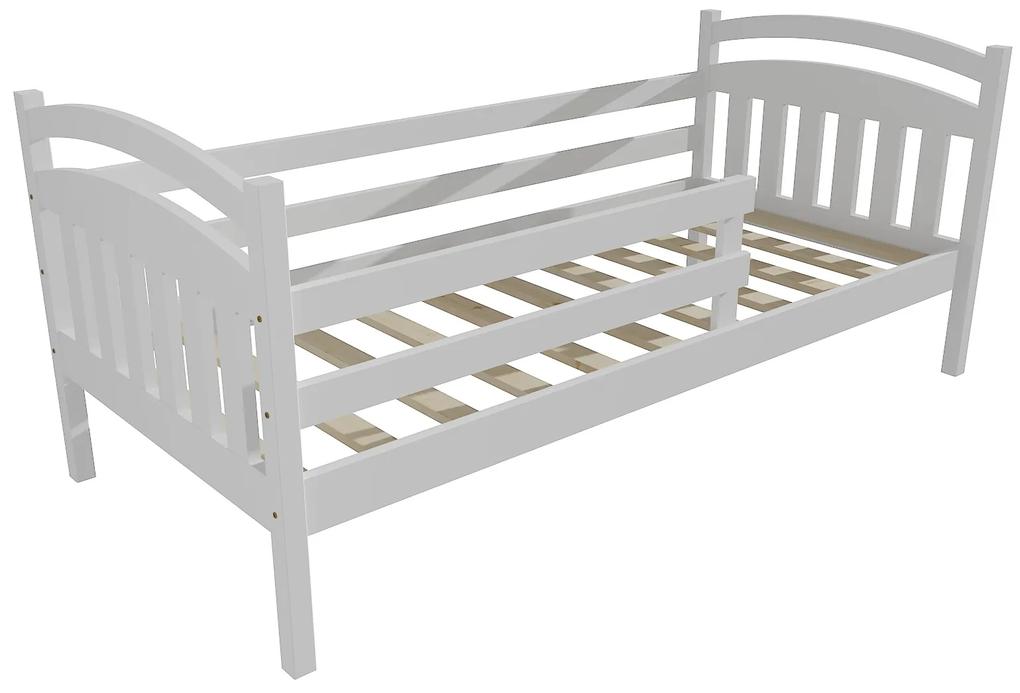Vomaks Dětská postel DP 015 se zábranou Rozměr: 80 x 160 cm, Barva: bezbarvý lak