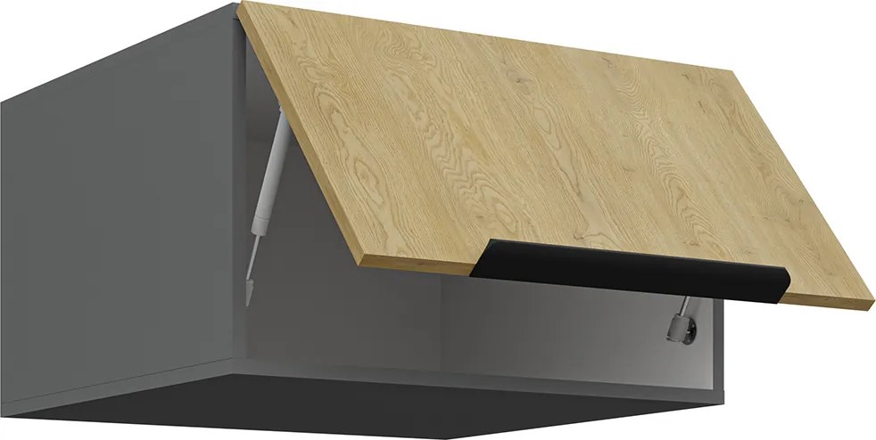 CREMONA ac | horní skříňka 60 NAGU-36 1F výklopná | 60 cm | HLUBOKÁ | antracit/cremona