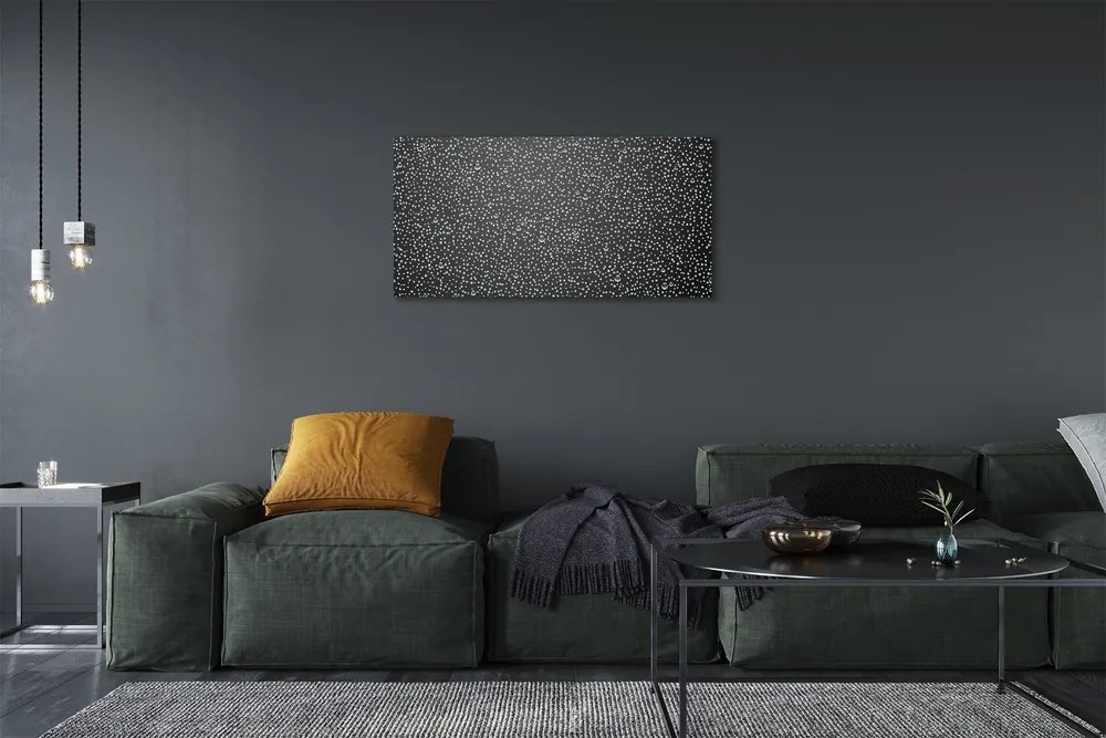 Obrazy na plátně Rosy kapky vody 125x50 cm