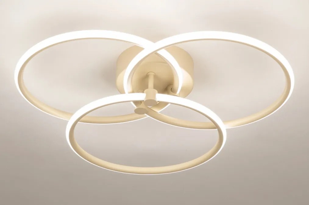 Stropní stmívatelné LED svítidlo Omega Venta 50 Taupe