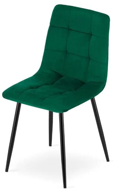 Bestent Jídelní židle sametová Smaragd Luxury