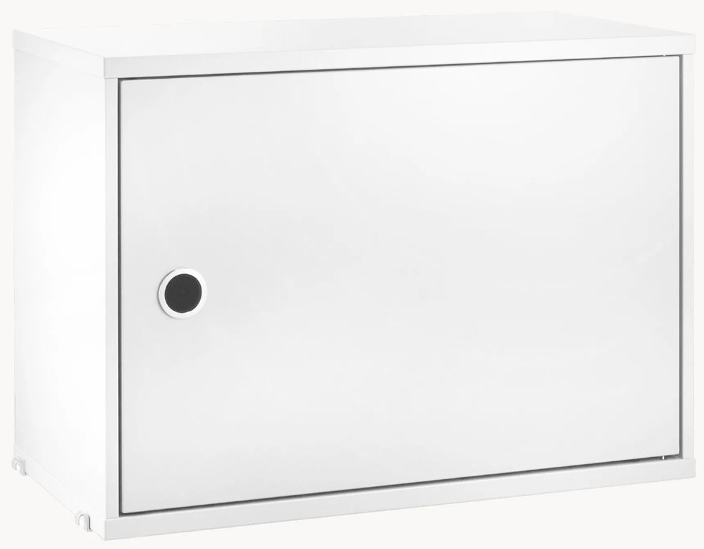 Skříňka pro modulární regálový systém's otočnými dveřmi String System