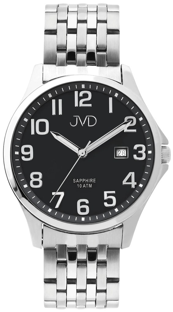 Vodotěsné pánské náramkové hodinky JVD JE612.3 - 10ATM se safírovým sklem
