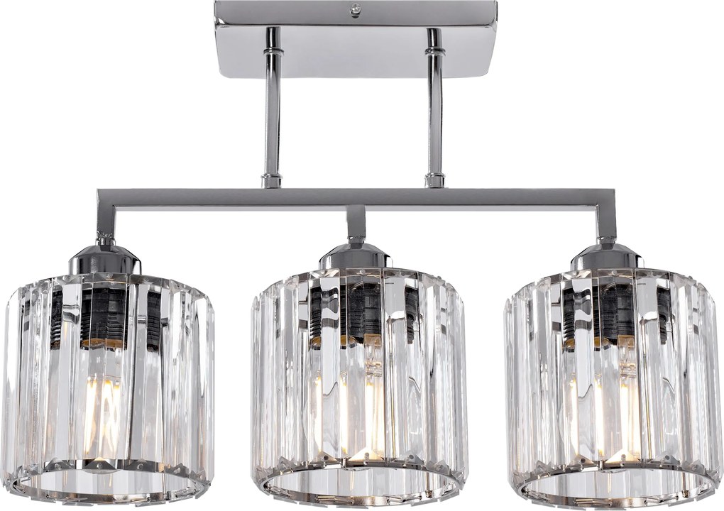 Toolight - Stropní svítidlo GLAMOUR 3xE27 392228, chromová, OSW-09685