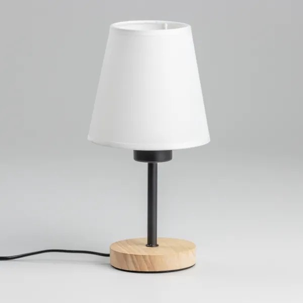Brilagi - Stolní lampa NUBILA WOOD 1xE27/25W/230V dub/bílá