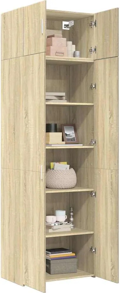 Úzká úložná dub sonoma 70x42,5x225 cm kompozitní dřevo 3281324