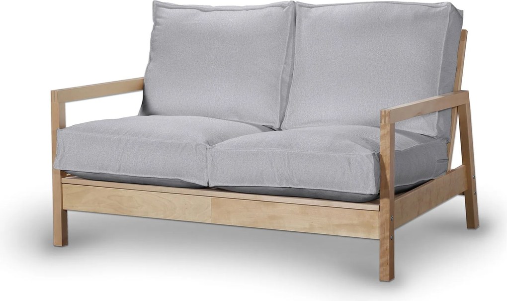 Potah na pohovku IKEA Lillberg 2-místná nerozkládací barva šedá látka pletený vzor