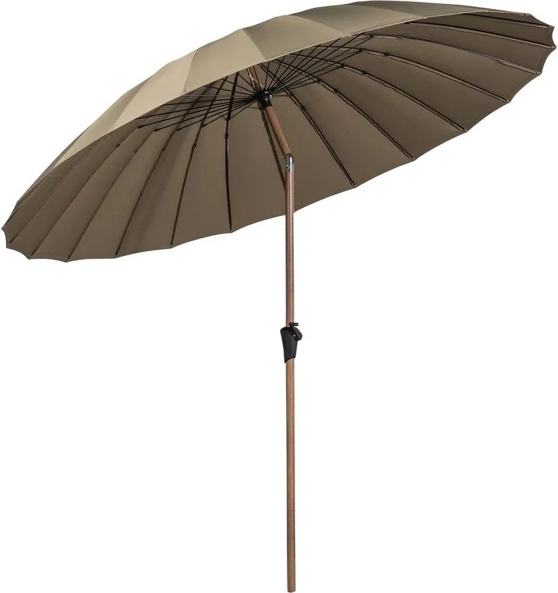 Zelený/béžový slunečník ø 280 cm Monica – WOOOD