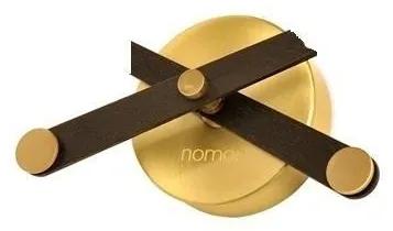 Designové nástěnné hodiny Nomon Sunset Gold Wenge 50cm