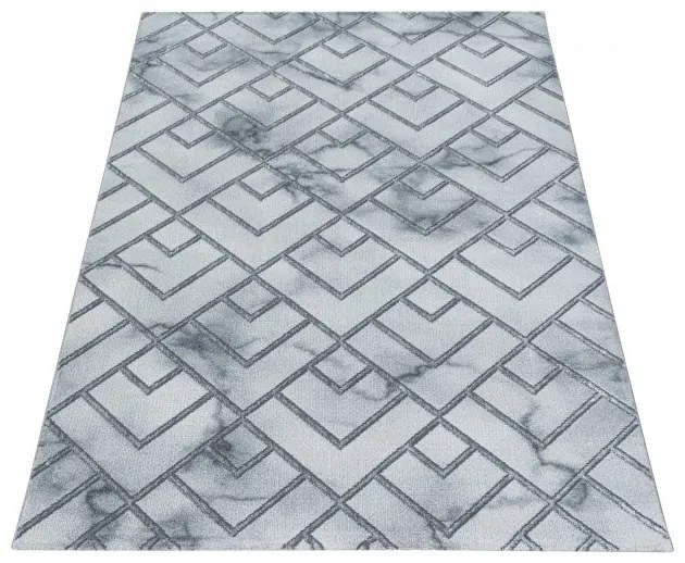 Vopi | Kusový koberec Naxos 3813 silver - 140 x 200 cm