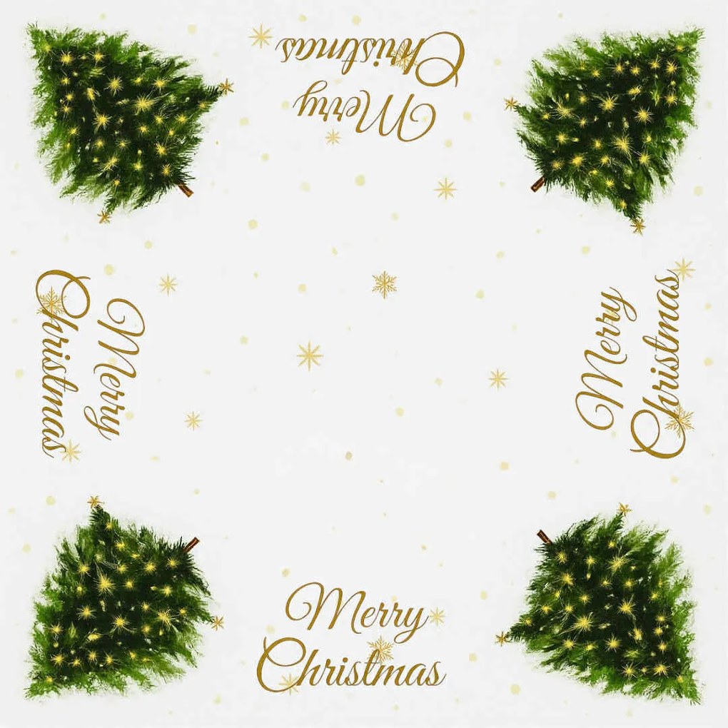 Vánoční ubrus Merry Christmas 140 x 180 cm TiaHome