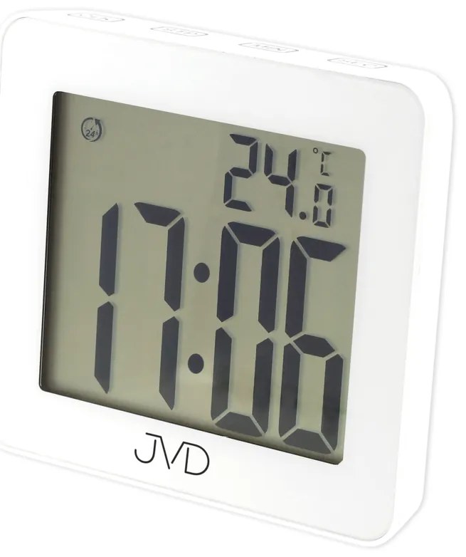 JVD Koupelnové bílé digitální hodiny JVD SH8209