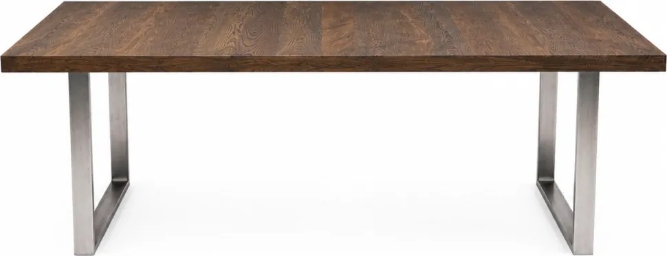 Vystavený jídelní stůl ORLEAN 220 × 90 cm – dub olej tmavý