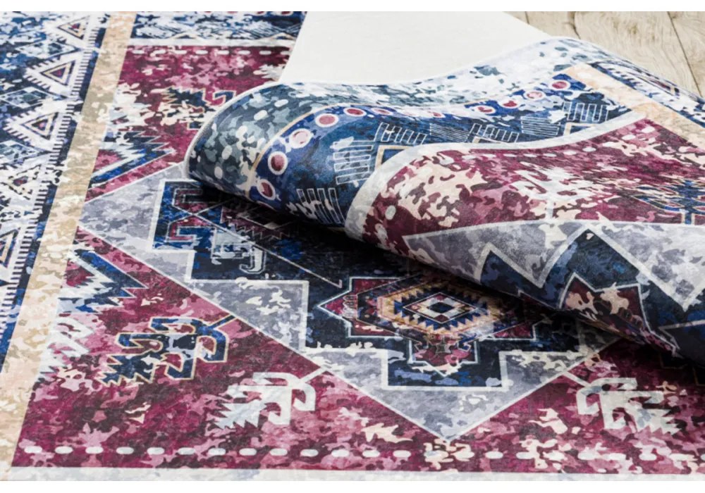 Kusový koberec Perla modrý 80x150cm