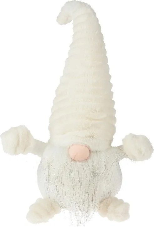 Vánoční skřítek ve světlém oblečení 44 cm