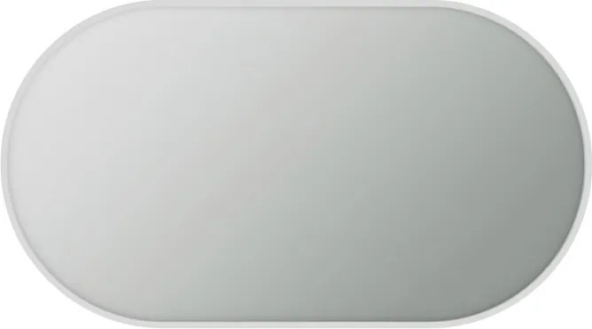 Zrcadlo Lavedo Simple Oval White 50×80 / 60×90 – bílý hliníkový rám | Lavedo by Aplomo Rozměr: 60cm