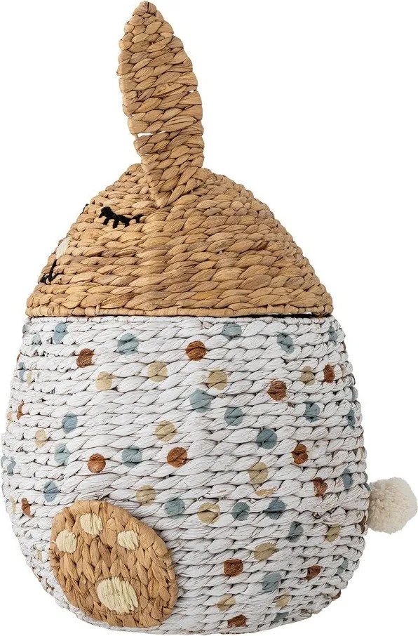 Dětský koš na hračky z vodního hyacintu ø 35x60 cm Villja – Bloomingville Mini