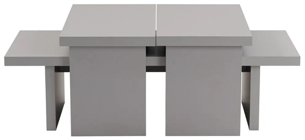 Designový konferenční stolek Xanthe 110 cm šedý