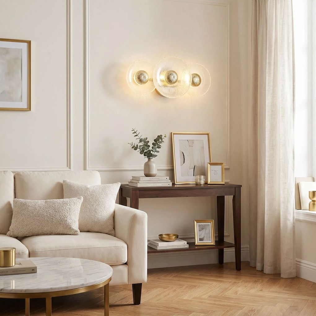 Toolight Rea, NÁSTĚNNÉ LED SVÍTIDLO SWE072-W GOLD, OSW-30201