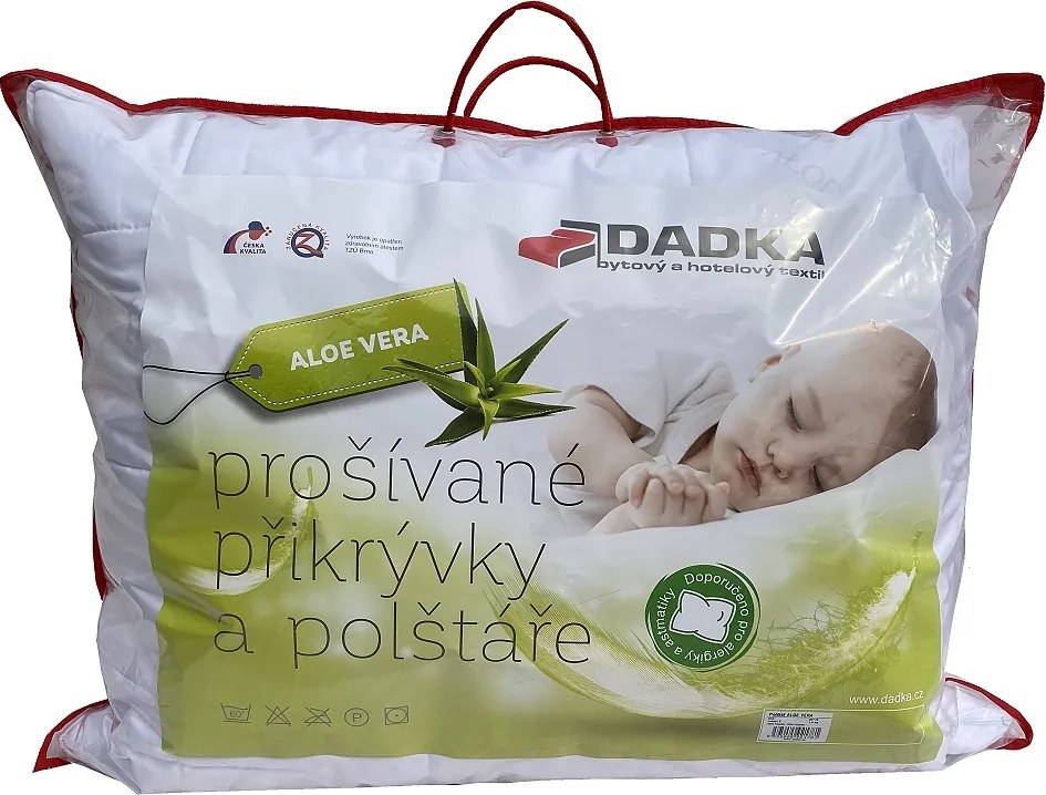 DADKA Polštář ALOE VERA bílá 45x60 cm