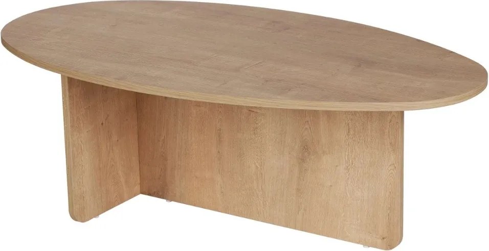 Designový konferenční stolek Wealote 120 cm vzor dub