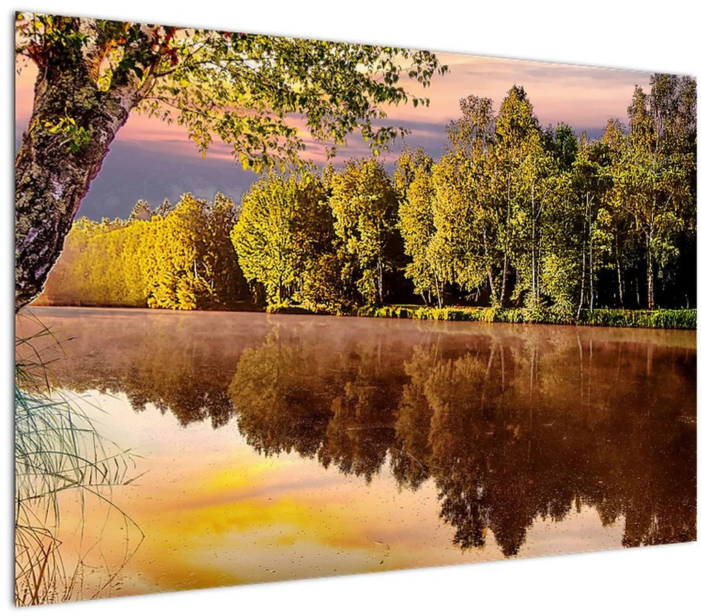 Obraz - Za řekou (100x70 cm), 40 dalších rozměrů