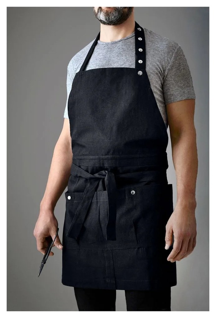 Pracovní zástěra Creative and Garden Apron Black The Organic Company