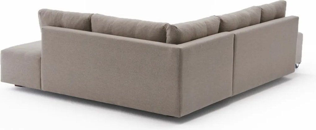 Hanah Home Rozkládací rohová pohovka MANAMA 282 cm béžová pravý roh 825BLC2546