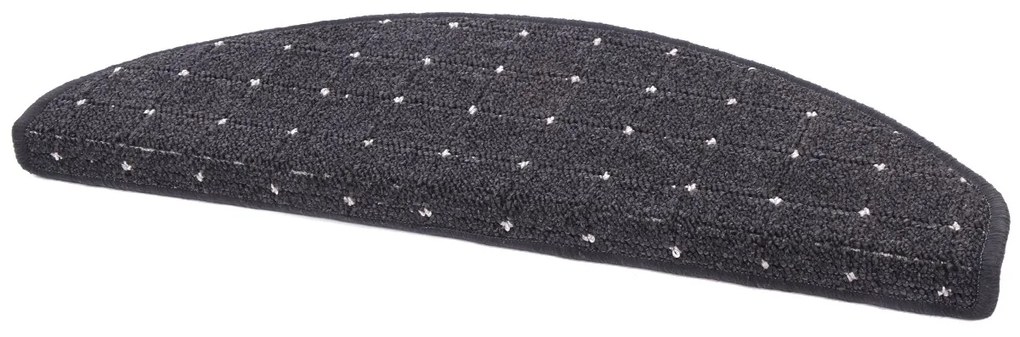 Vopi Nášlap na schody Udinese antracitová , 24 x 65 cm, sada 5 ks