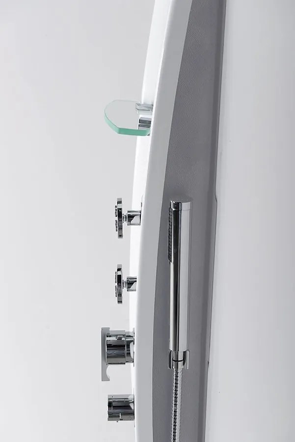 Polysan, LUK sprchový panel s termostatem. baterií 250x1300mm, nástěnný, 80312