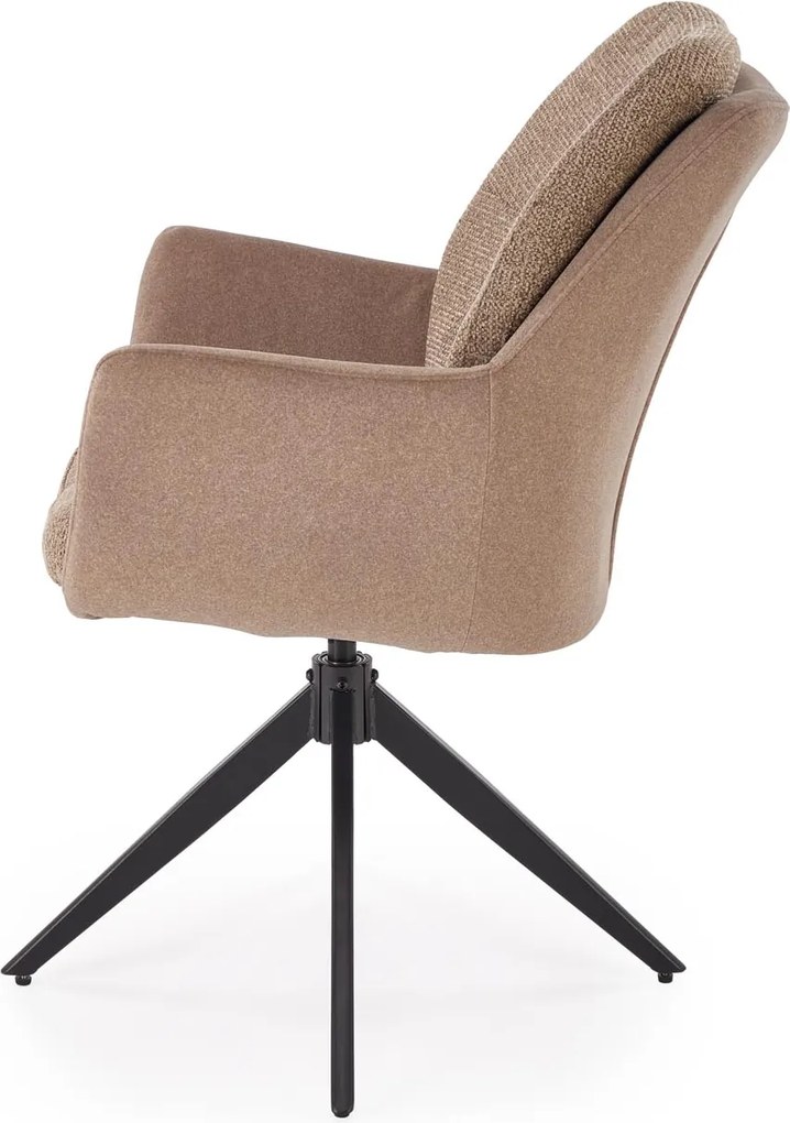 HALMAR K591 židle hnědá