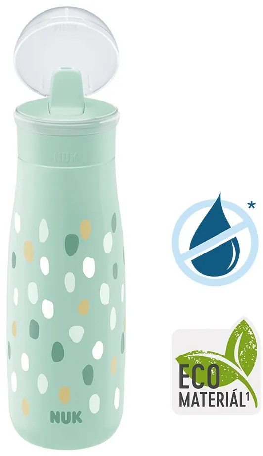 Dětská láhev NUK Mini-Me Flip 450 ml green Barva: zelená