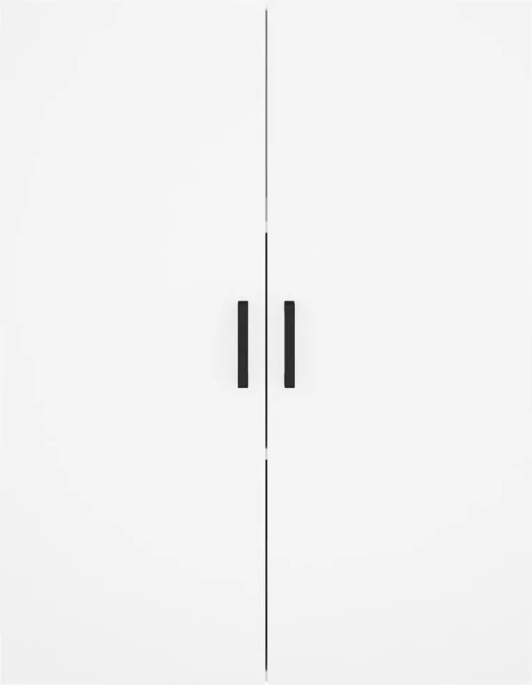 Skříň highboard bílá 69,5 x 34 x 180 cm kompozitní dřevo 3195787