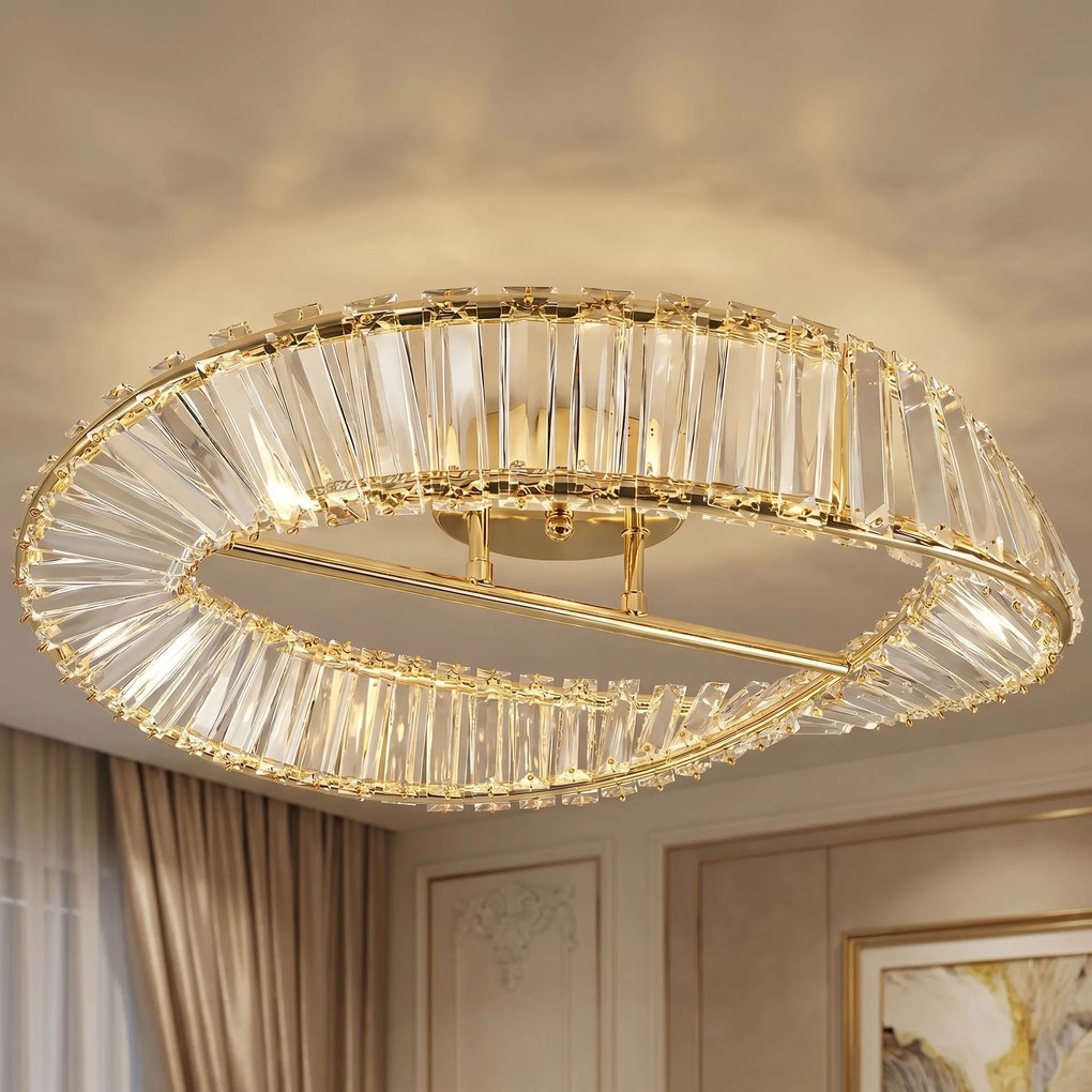 Toolight Rea, Stropní svítidlo LED SWE095-C 50cm GOLD, OSW-30219