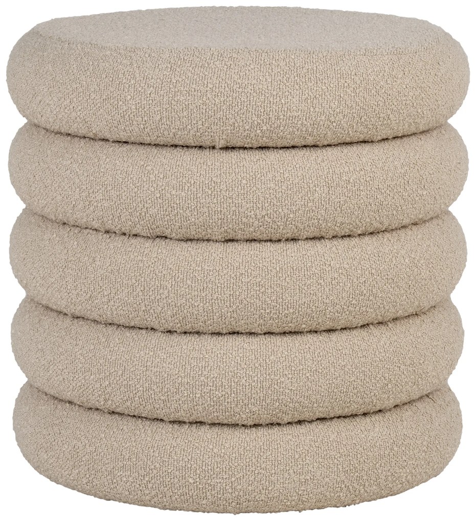 House Nordic Béžový pouf BROOKLYN s úložným prostorem 1501223