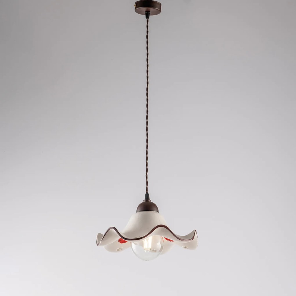 Light for home - Závěsné svítidlo BL236-S1-RG Papavero, 1 X 60 Watt Max, rez, 1 X 60 W, E27, Rez