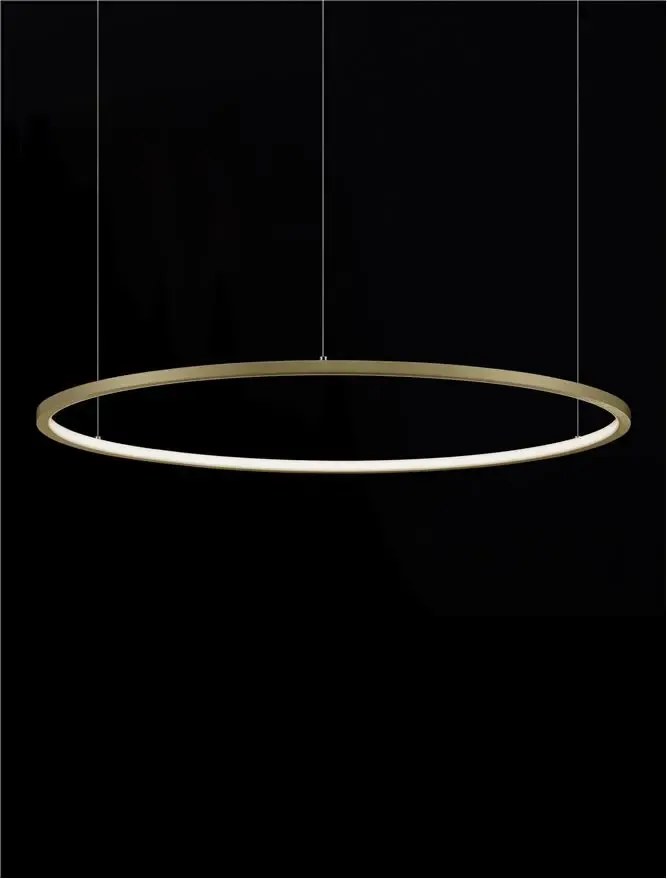 LED lustr Tarquin 80 zlaté