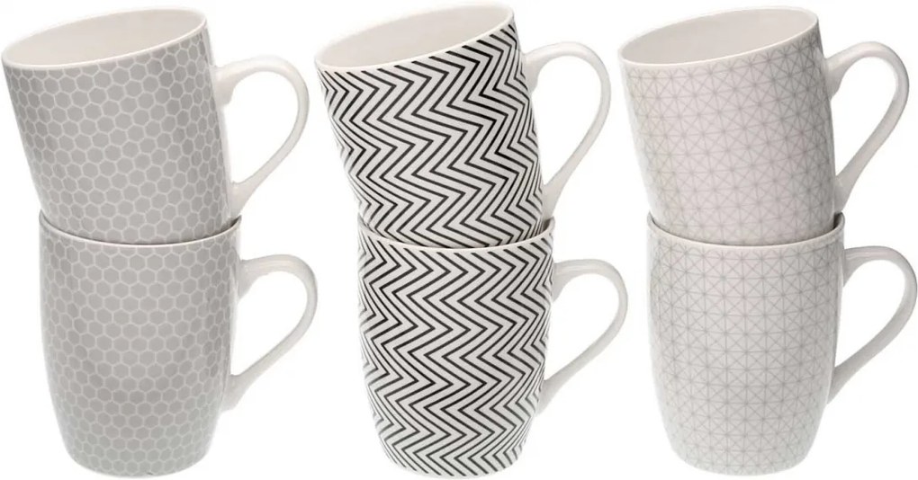 Sada hrnků na kávu/čaj, Geometric, SET 3 ks Versa Home 19470072