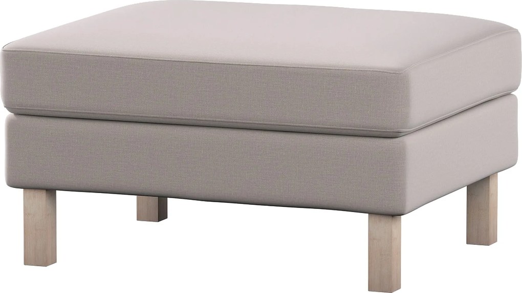 Potah na podnožku IKEA Karlstad barva béžová látka sametová